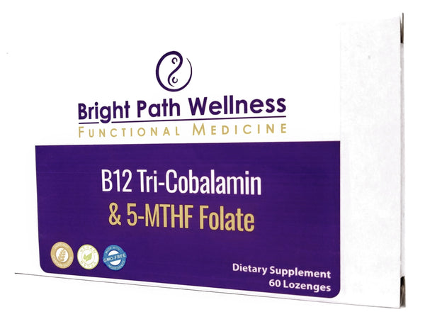 B-12 Vitamins - Tri-Cobolamin plus 5-MTHF - Lozenges, Non-GMO - Bright ...