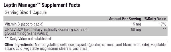 Leptin Manager by Xymogen - Bright Path Wellness