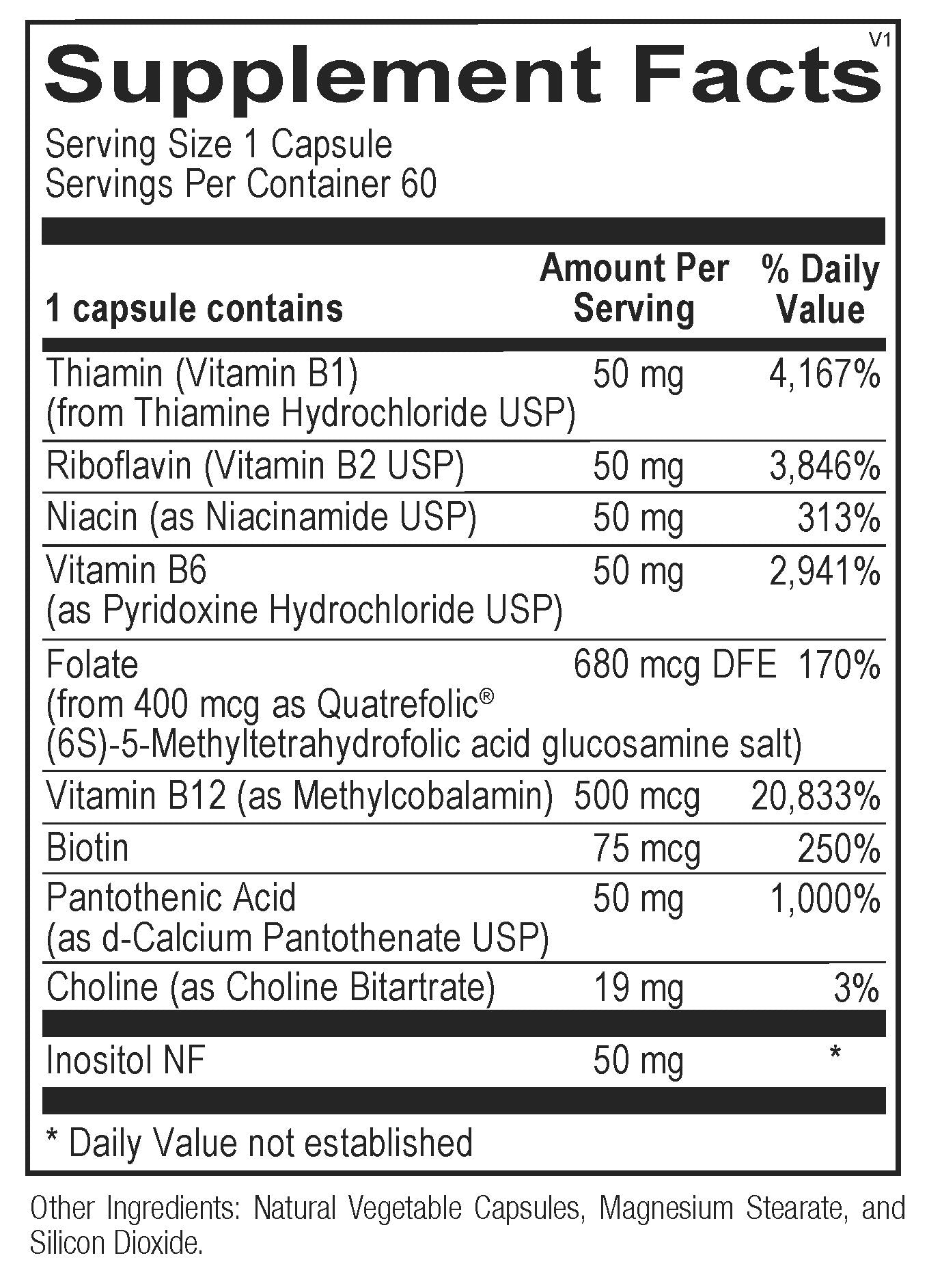 B Energetic Multi B Complex By Bright Path Wellness Gluten Free