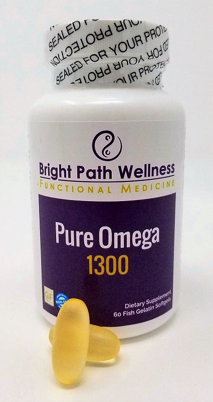 Pure Omega 1300 - Easily Absorbed Omega3 Fish Oil - Gluten Free ...